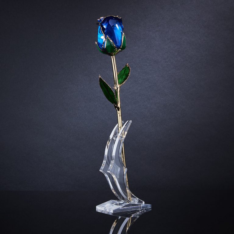 Eternal Sapphire Desire Rose - Sophisticated Elegant Gift